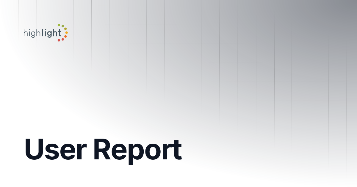 User Report Highlight Help Support
