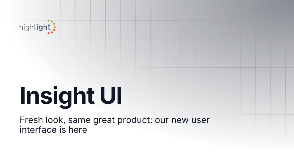 Insight UI | Highlight Help & Support